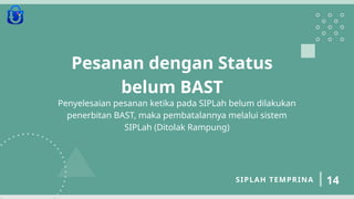 TRANSAKSI GANTUNG 2025 SIPLAH TEMPRINA NEW | PPTX