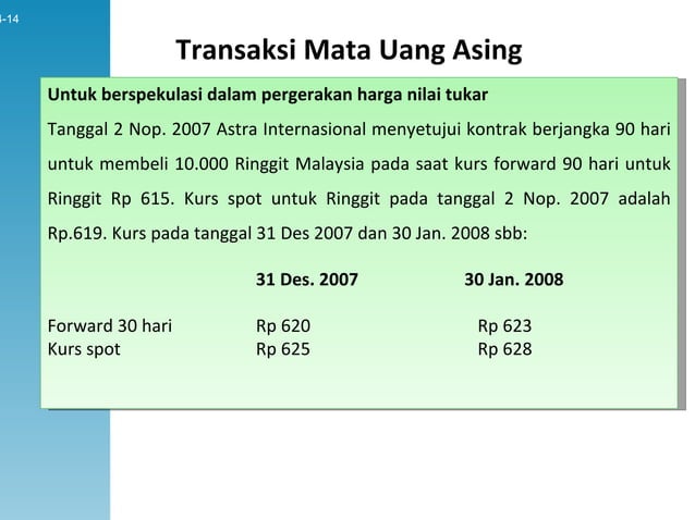 Transaksi mata uang asing pertemuan ke 7 | PPT