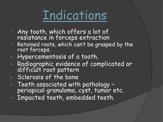 Transalveolar extraction | PPTX