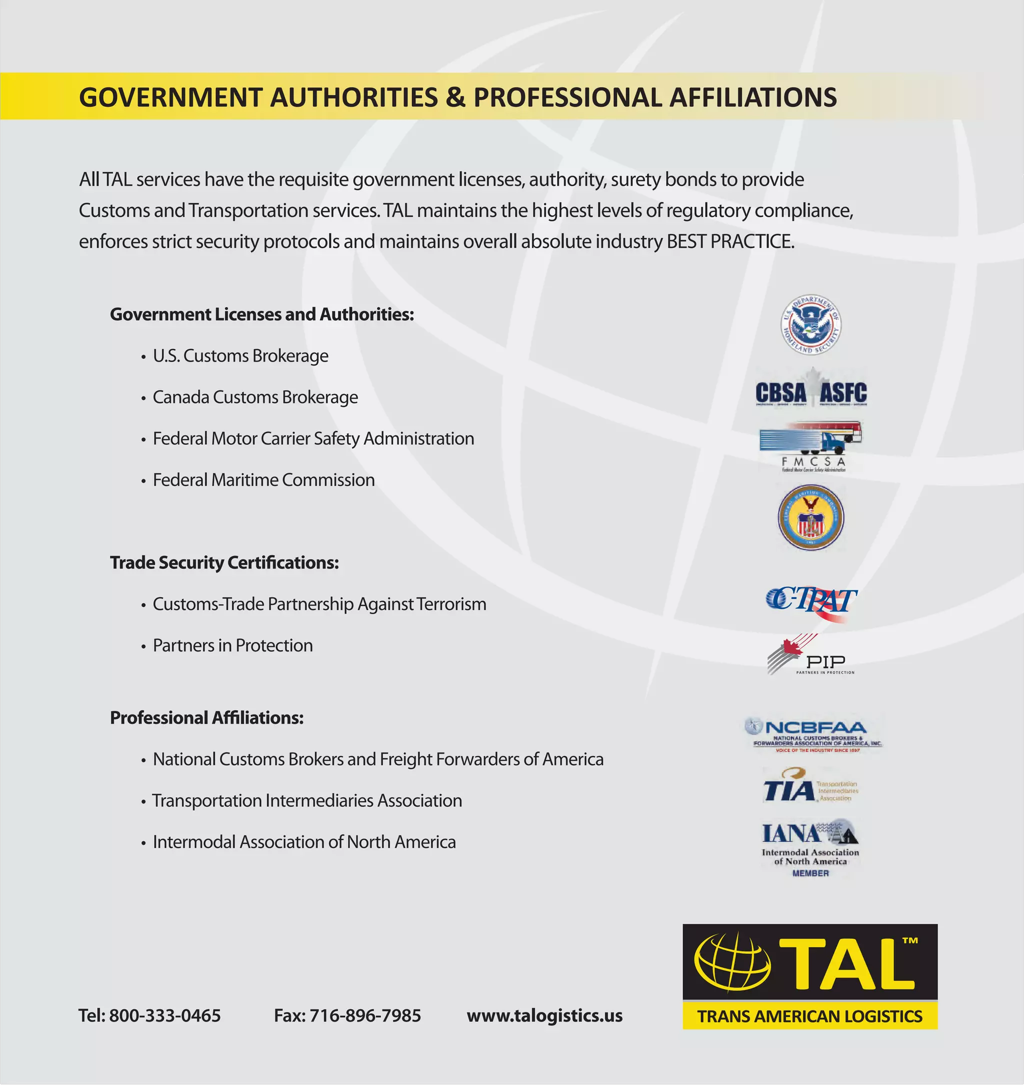 Trans american customs and logistics | PDF