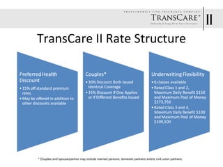 Transamerica Trans Care Ii Product | PPT