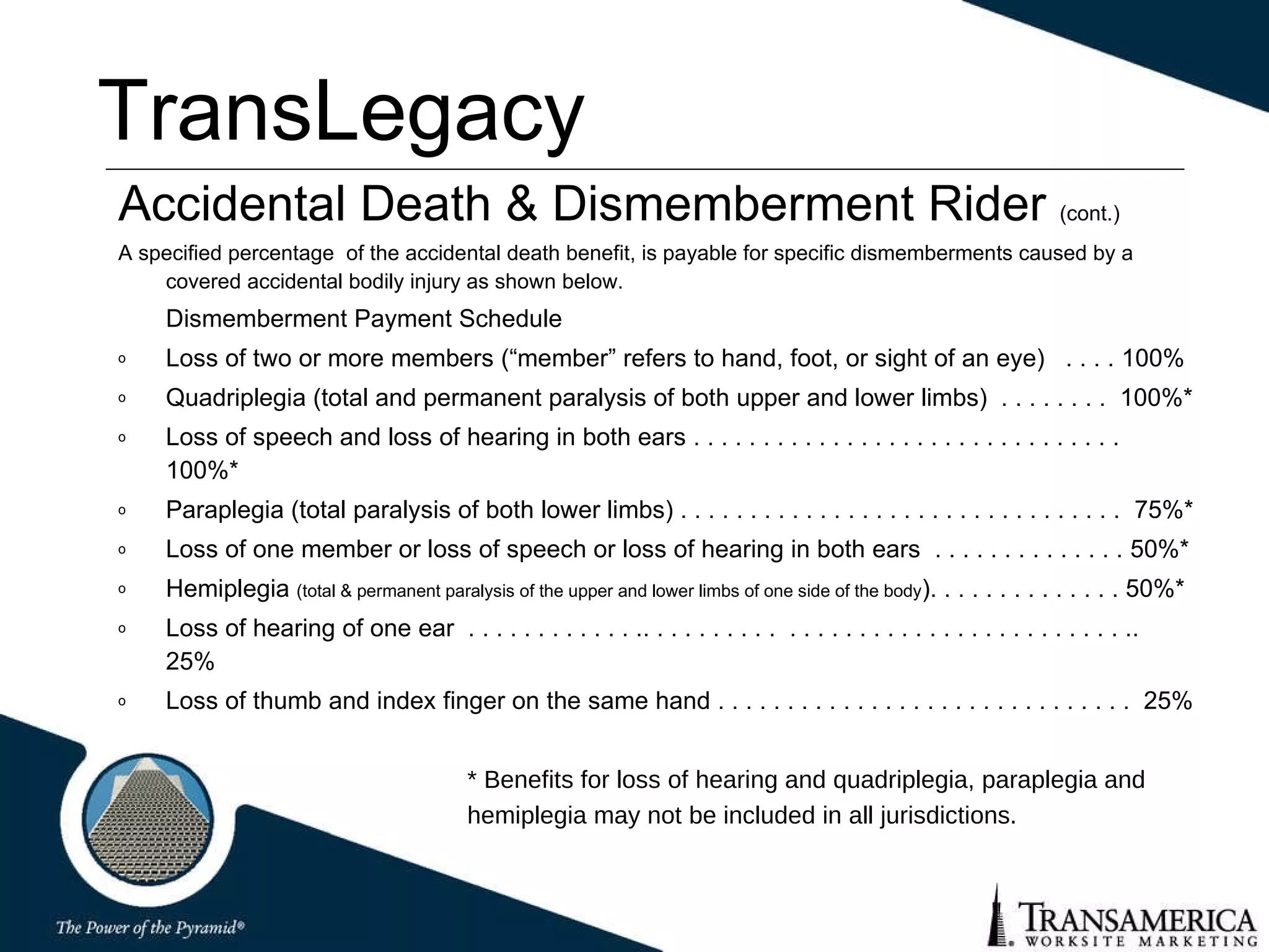 Transamerica universal life insurance | PPT