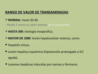 Hipertransaminasemia | PPT