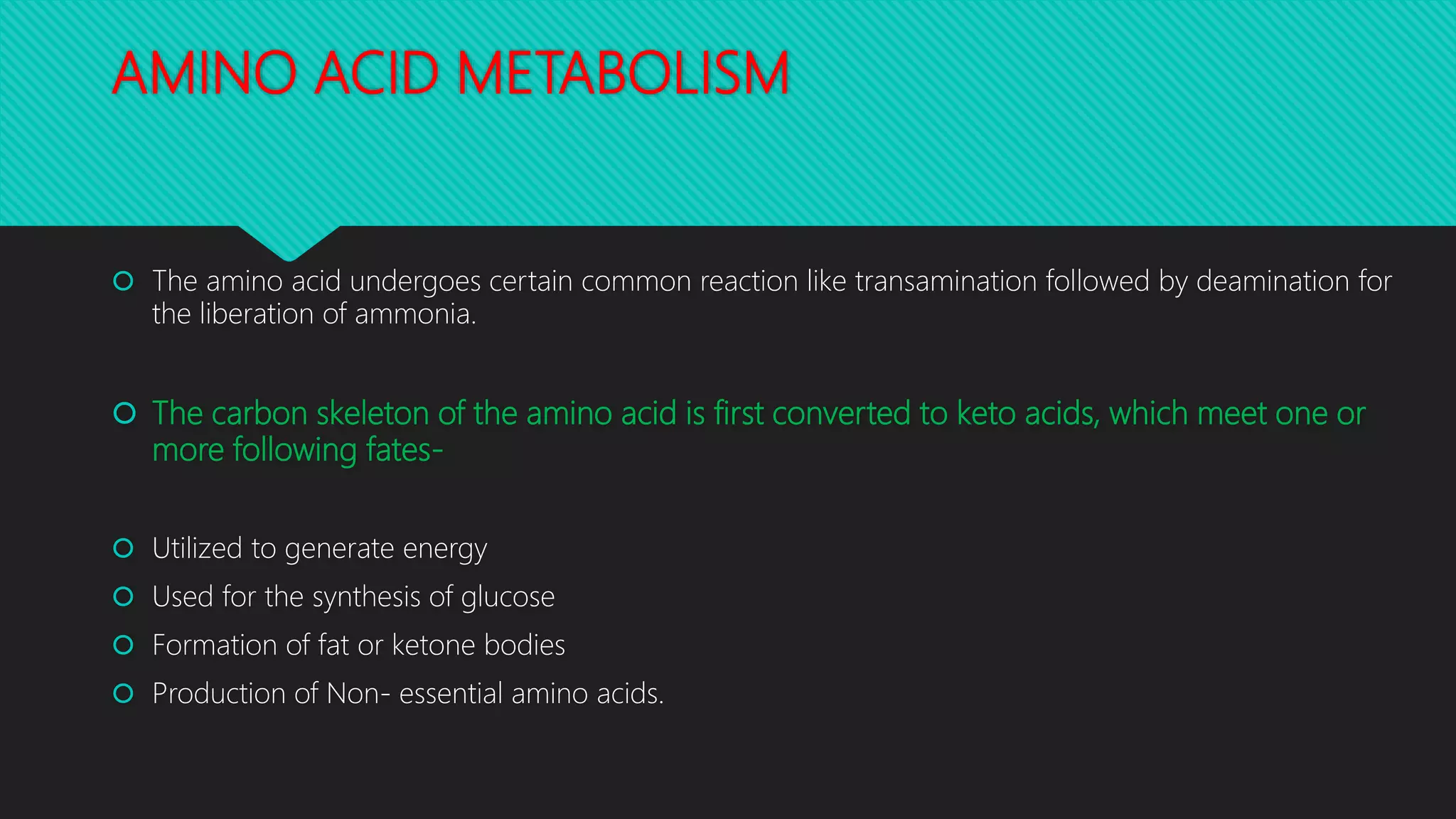 Transamination & Deamination | PPTX
