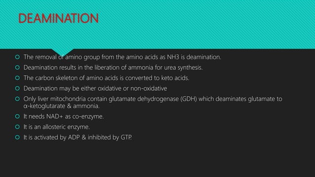 Transamination & Deamination | PPTX