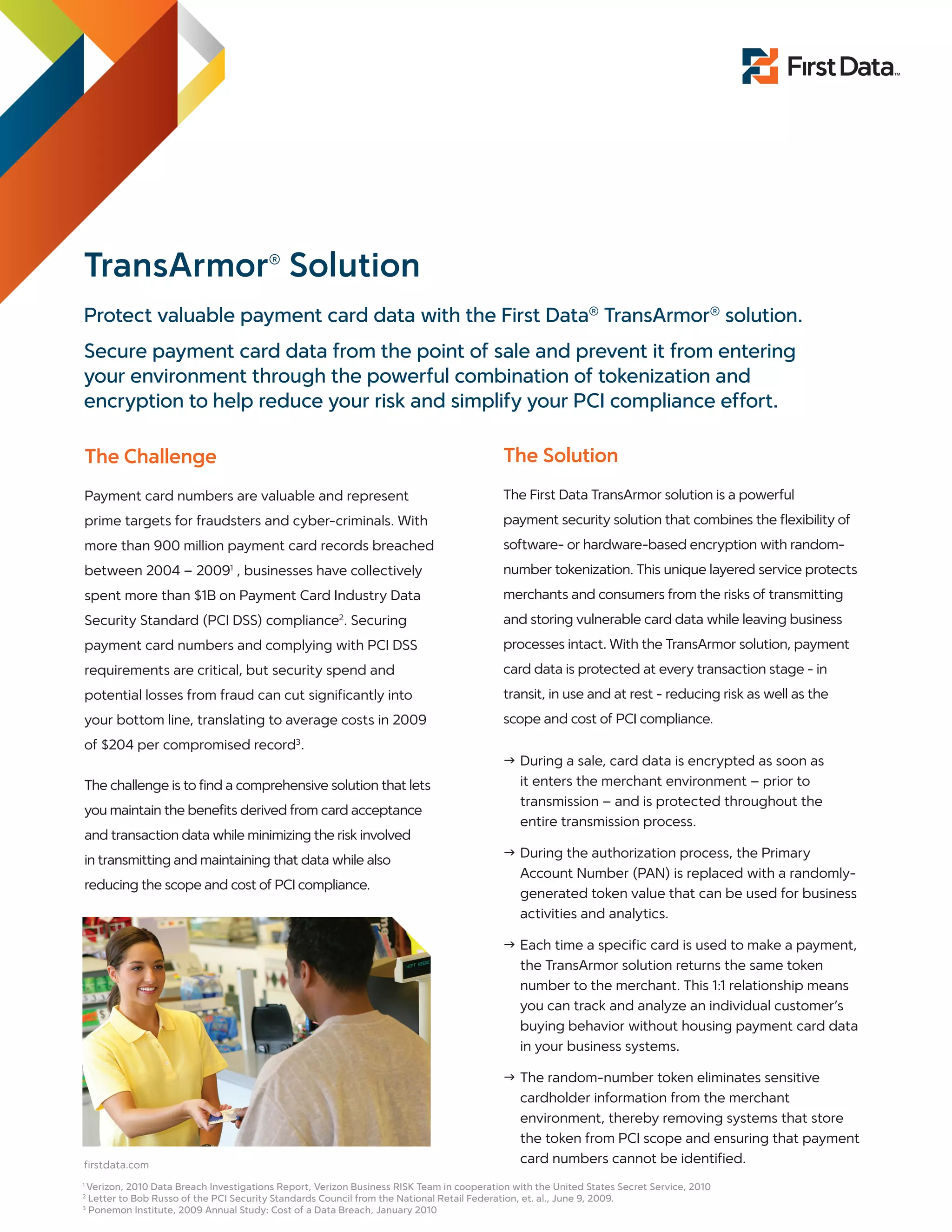 First Data Trans Armor | PDF | Credit Cards | Personal Debt