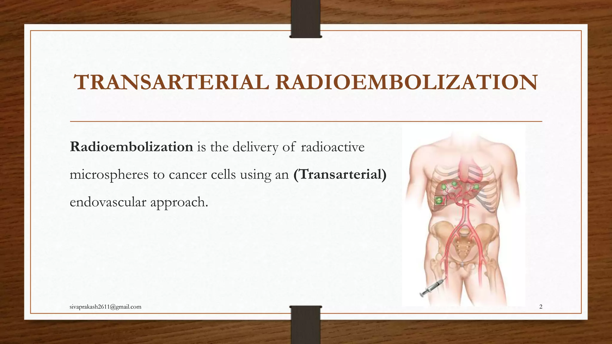 Transarterial radioembolization (tare) | PPTX