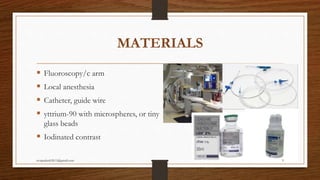 Transarterial radioembolization (tare) | PPTX