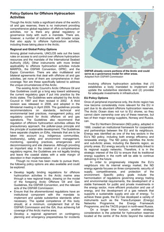 Transatlantic policy options for supporting adaptation in the marine ...