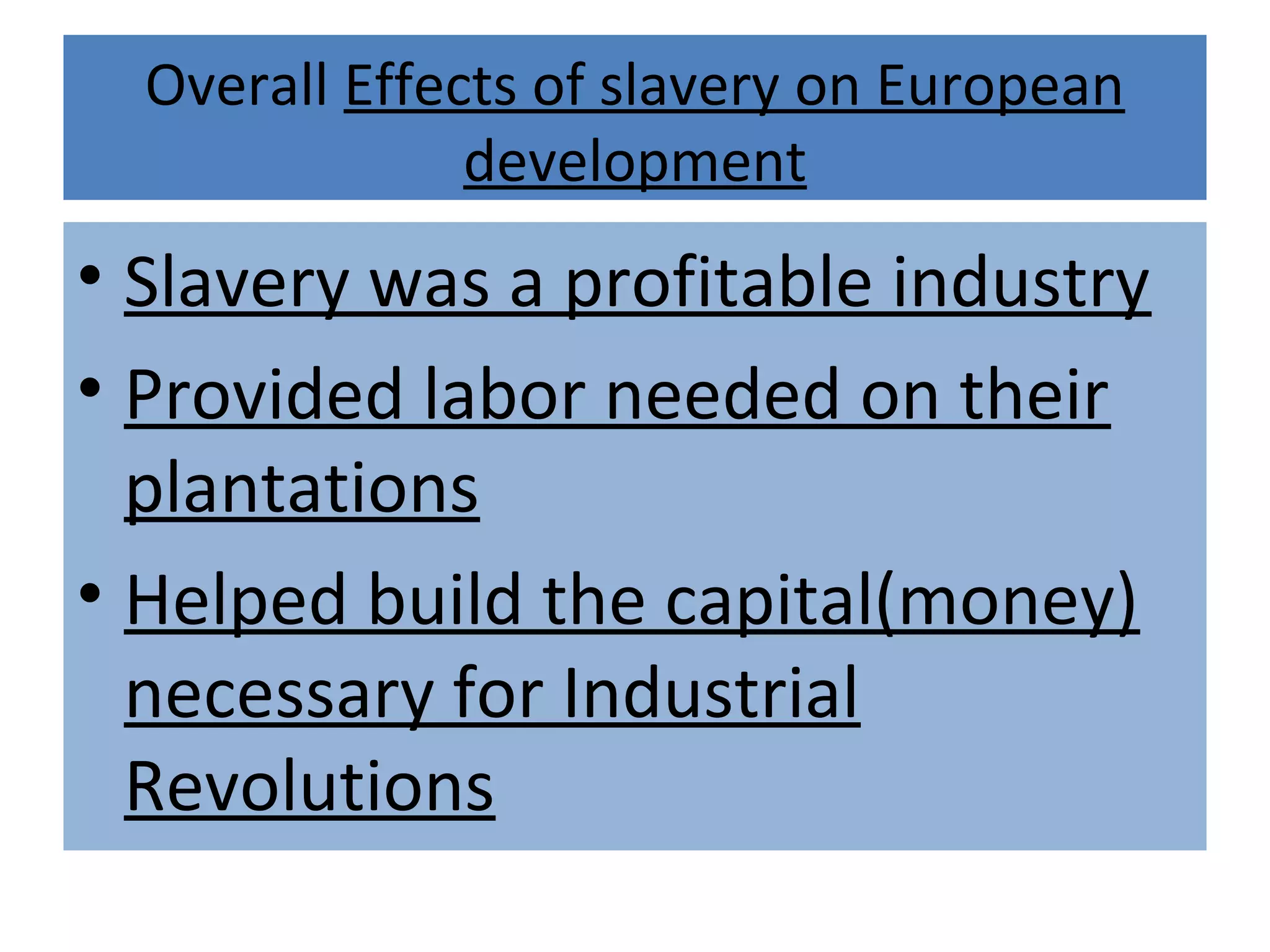 Transatlantic slave trade | PPT