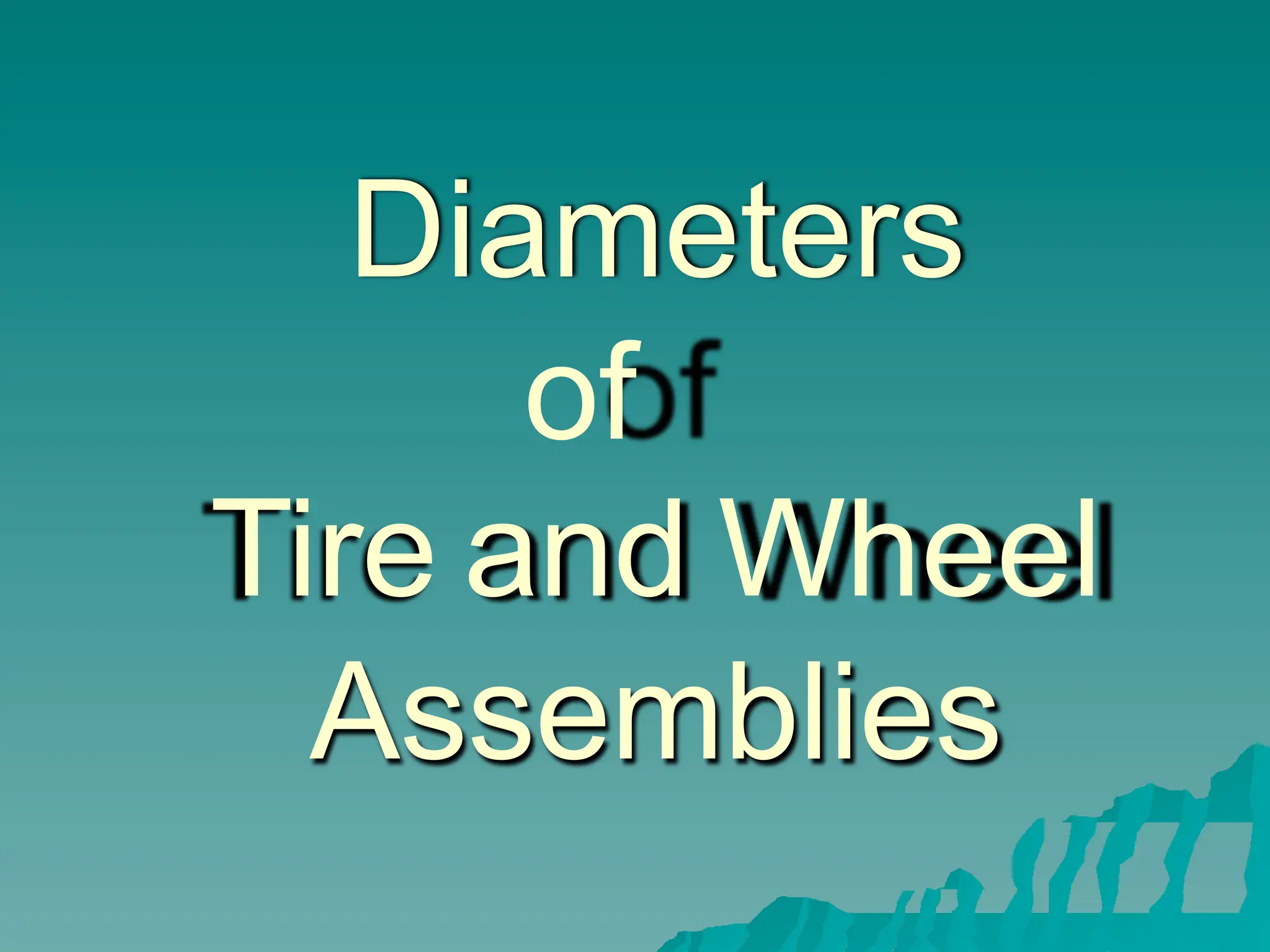 trans auto PowerPoint Wheel diameter presentation | PPTX