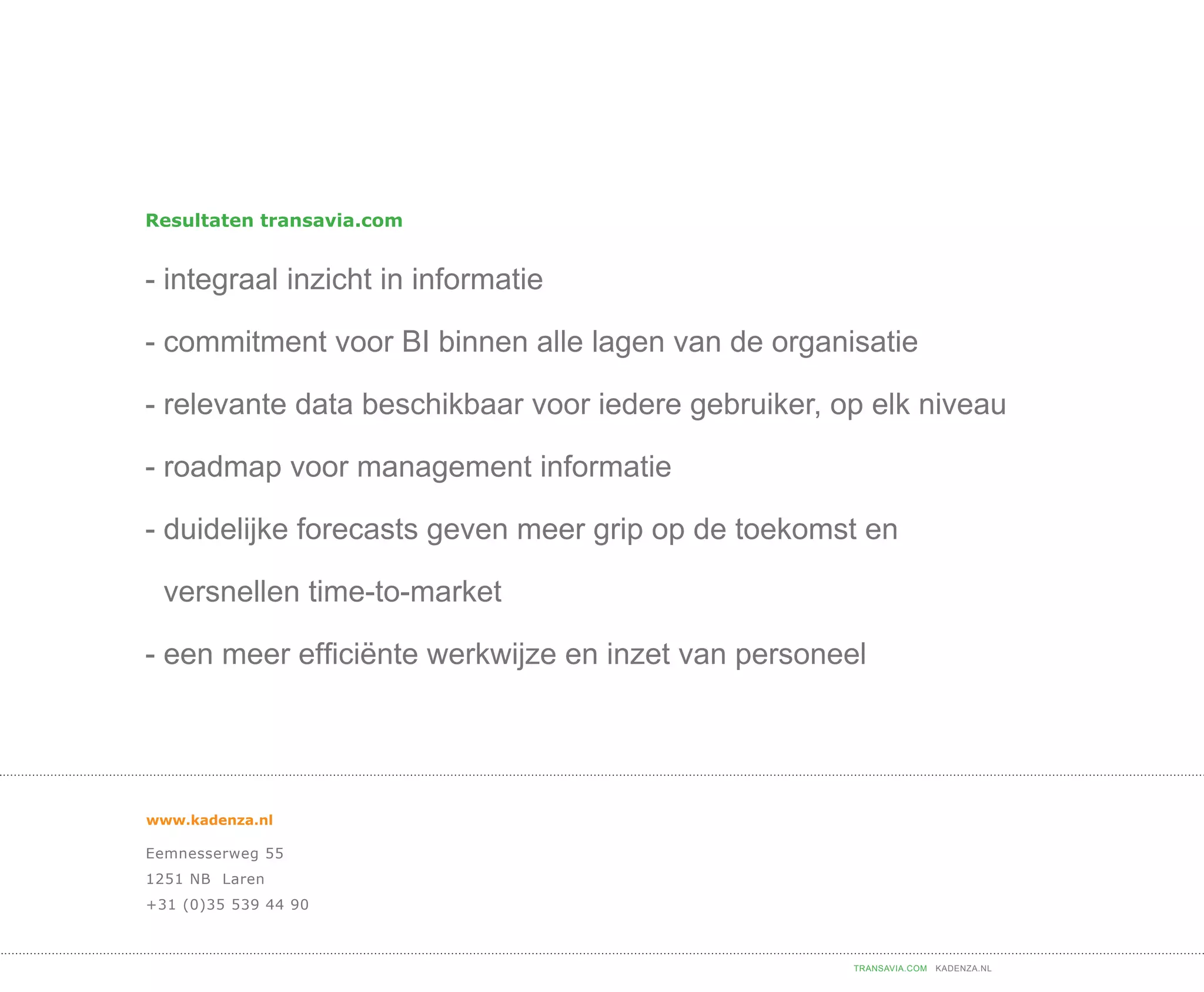 Transavia case closed (kadenza) | PDF