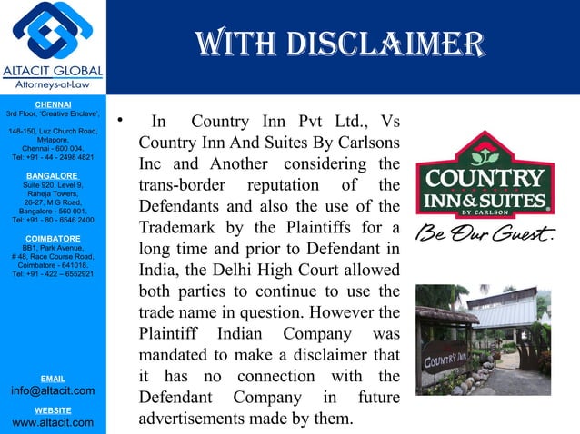 Transborder reputation of trademarks | PPT