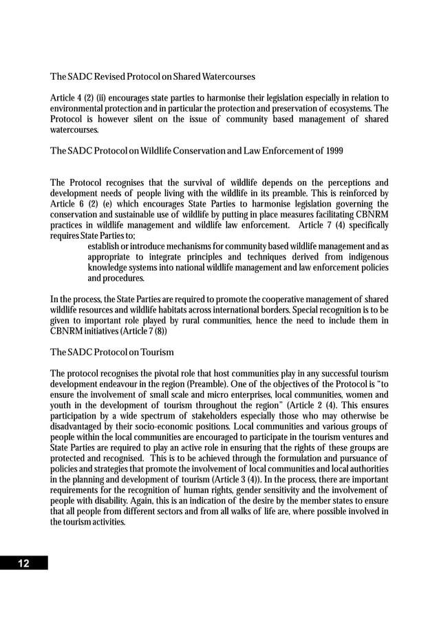 Transboundary natural resources management | PDF