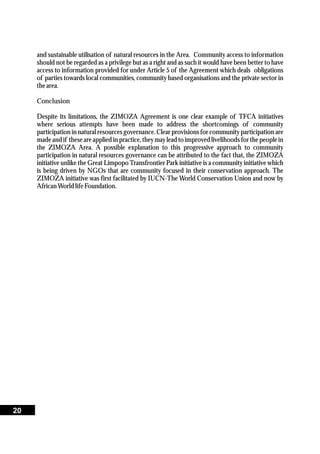 Transboundary natural resources management | PDF