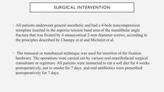 Comparative Study of Transbuccal vs Transoral Techniques in Mandibular ...