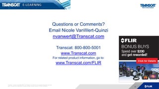 Transcat & FLIR Webinar: Preventative Maintenance - Thermal Imagers ...