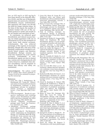 Transcatheter intraarterial infusion of rt pa for | PDF | Blood Disorders | Diseases and Conditions