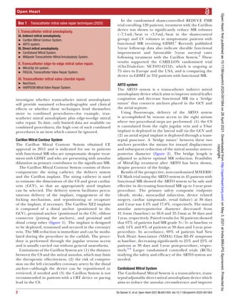 Transcatheter mitral valve repair | PDF | Heart and Cardiovascular ...
