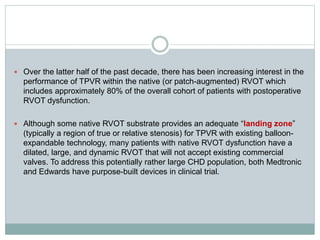 Transcatheter therapies for congenital heart disease | PPTX