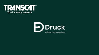 Use of a Druck Pressure Calibrator as a Trouble Shooting Tool Presented ...
