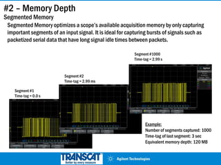 A Transcat.com Webinar Presented by Aglient Technolgoes: Scope Technology Improvements | PPT