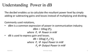 Transceiver design | PPTX