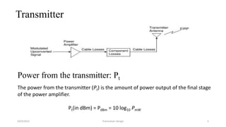 Transceiver design | PPTX