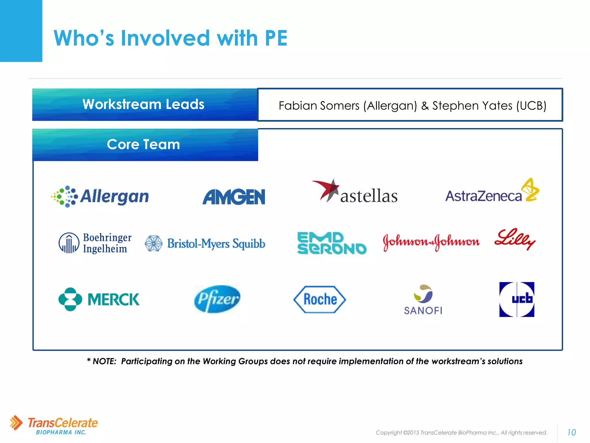 TransCelerate Overview - Patient Experience Initiative | PPT