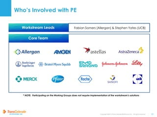 TransCelerate Overview - Patient Experience Initiative | PDF | Biotech ...