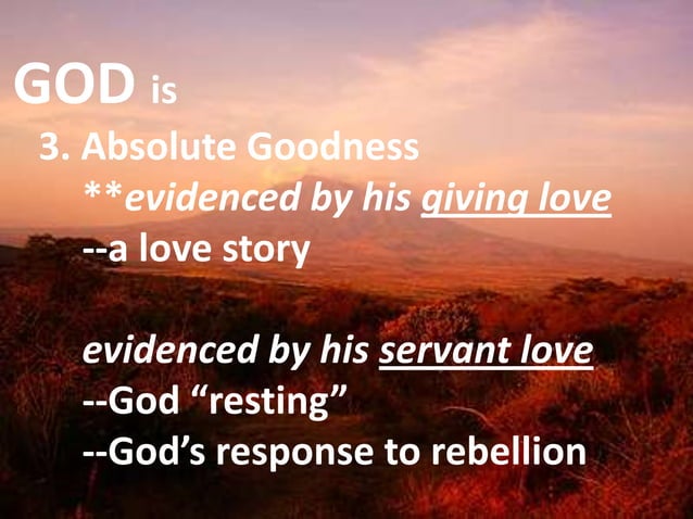 Attributes of God | PPT