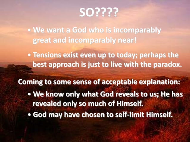 Attributes of God | PPT