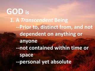 Attributes of God | PPTX