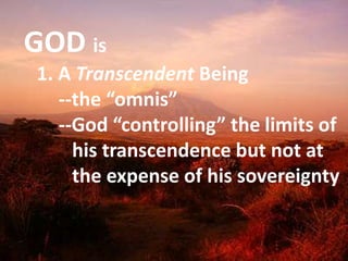 Attributes of God | PPTX