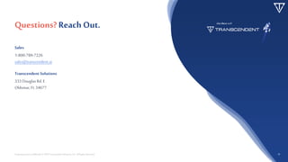 Transcendent EAM CMMS Overview | PPT