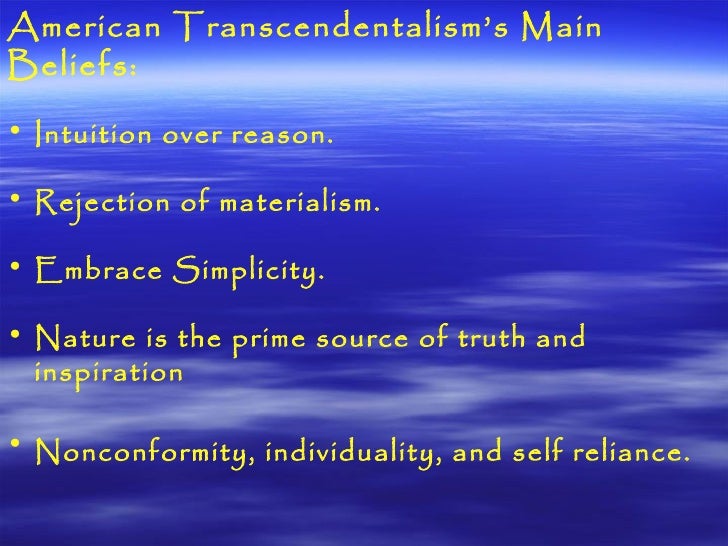Transcendentalism Intro