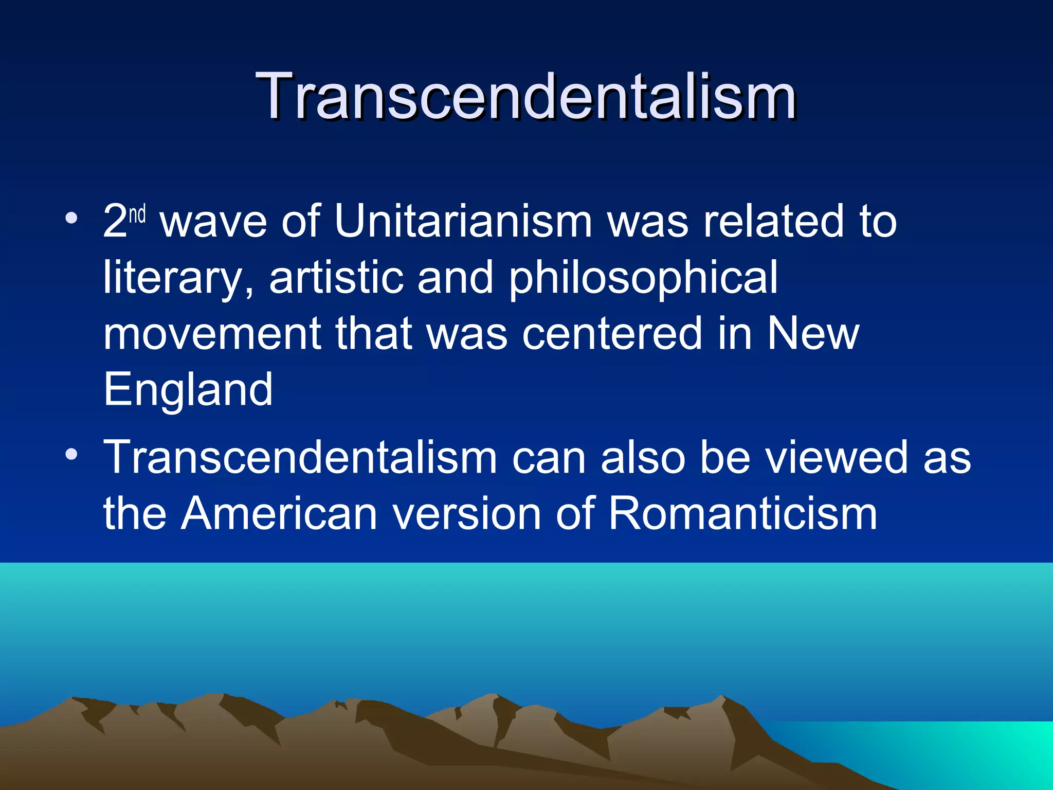 Transcendentalism | PPT