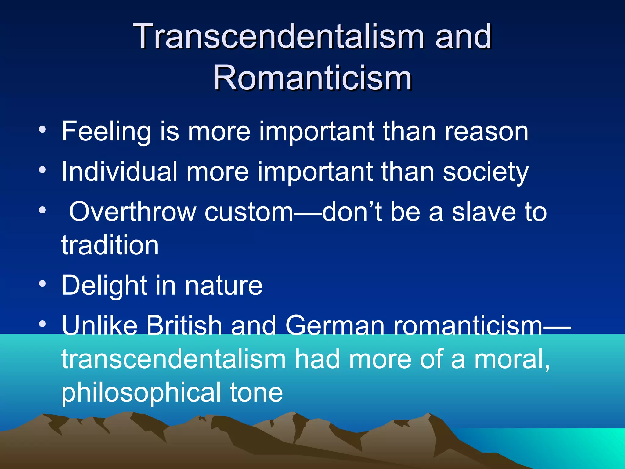 Transcendentalism | PPT