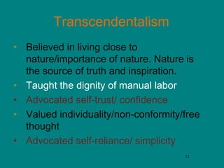 Transcendentalism | PPT
