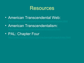 Transcendentalism | PPT