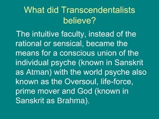 Transcendentalism | PPT