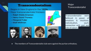 Comparative study of the theory Aham brahmasmi and American Literature ...