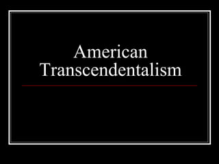 Transcendentalism.ppt