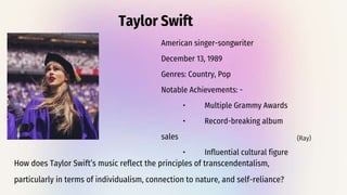 Transcendentalism in Taylor Swift’s Lyrics.pptx