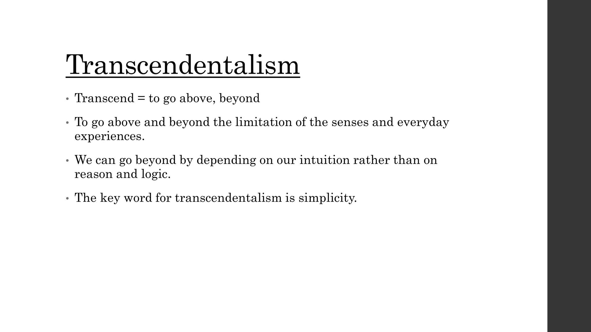 Transcendentalism | PPTX