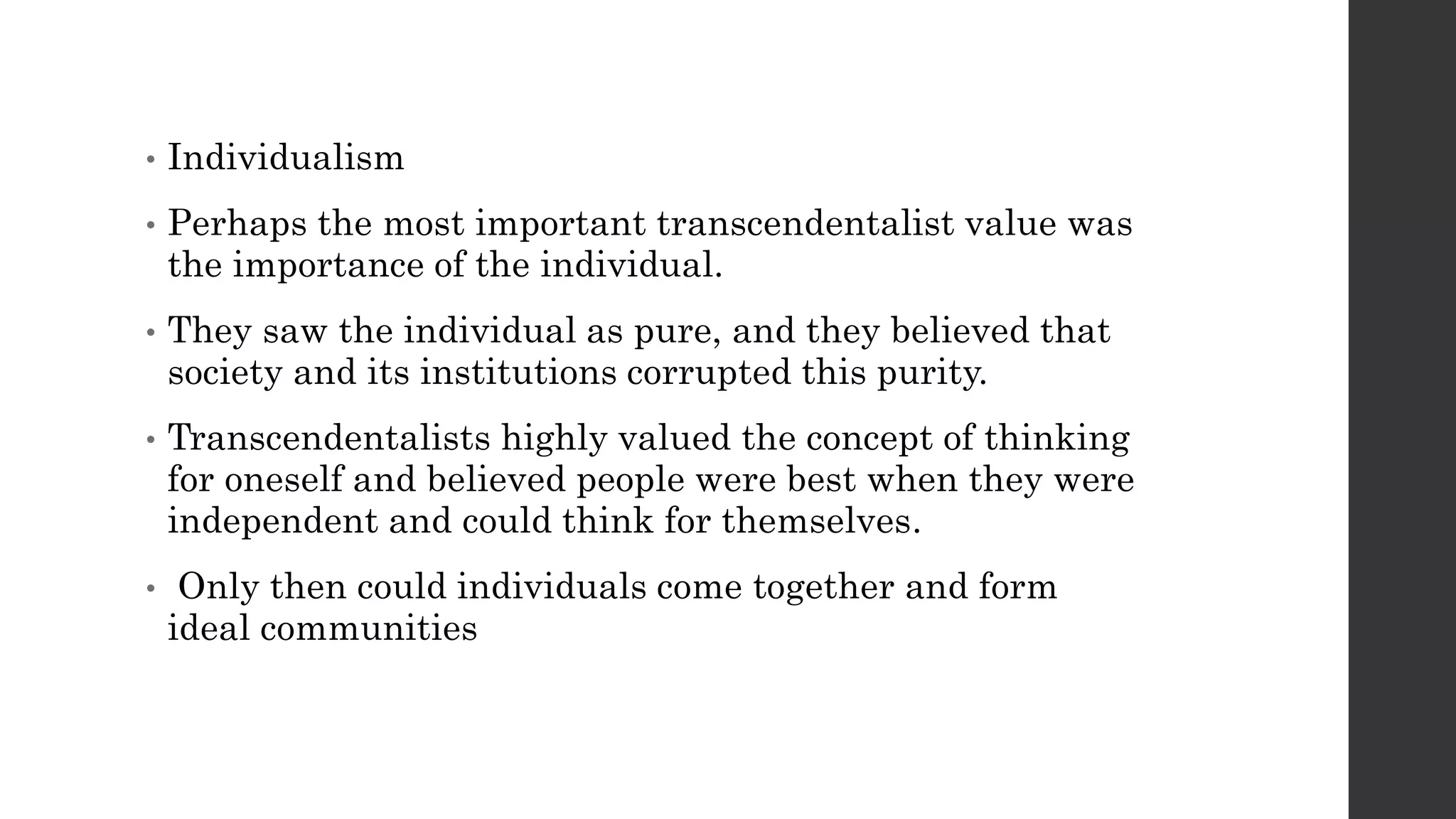 Transcendentalism | PPTX