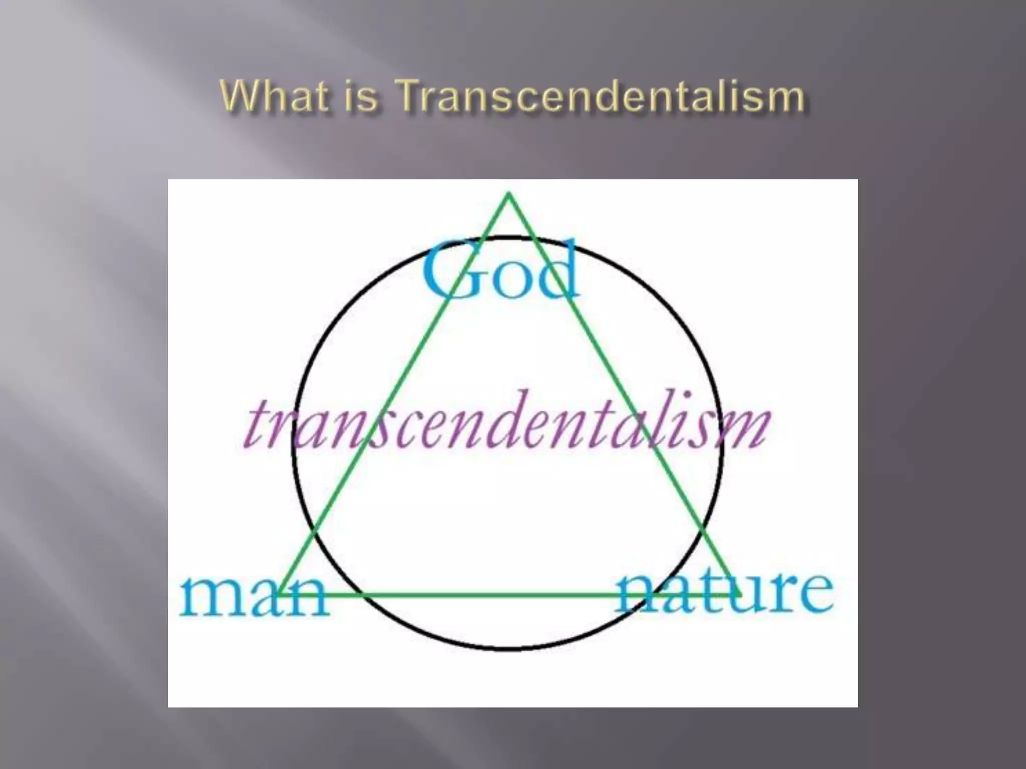 Transcendentalism and american literature | PPTX