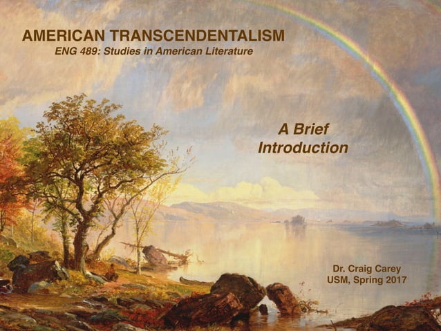 American Transcendentalism | PDF