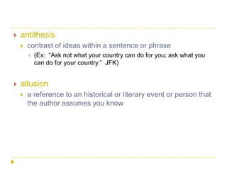 Transcendentalism literary devices_2014 | PPT