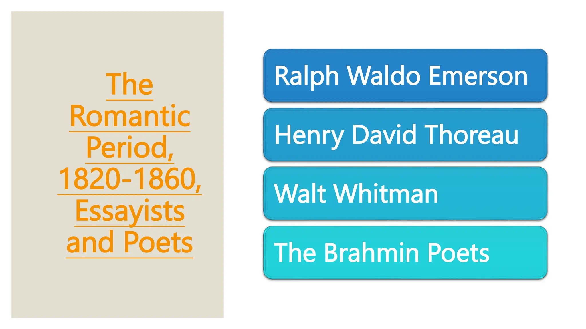 Transcendentalist- Ralph Waldo Emerson and Henry David Thoreau.pptx
